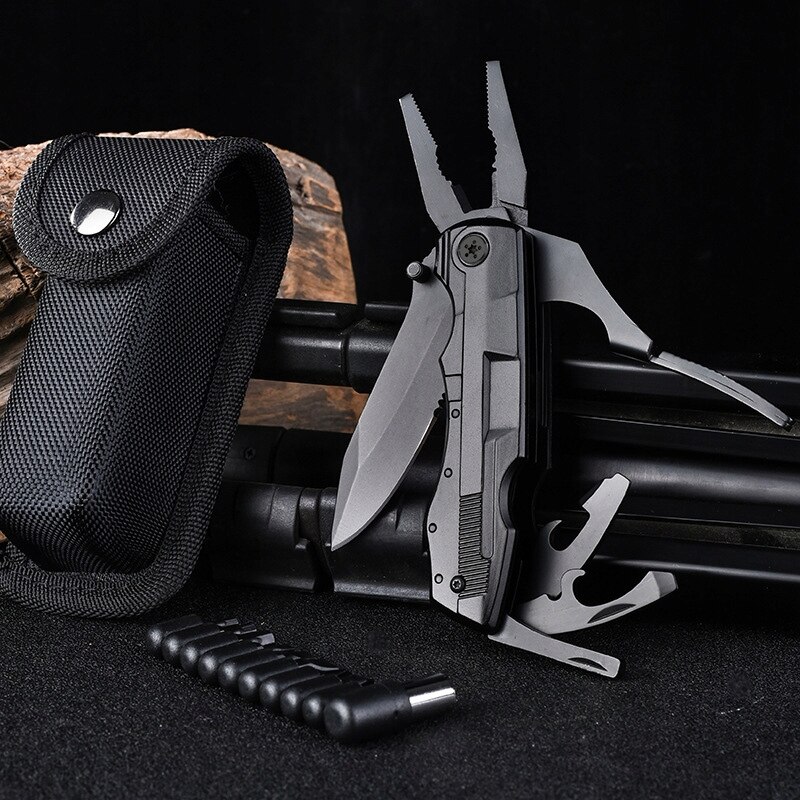 Cutit multifunctional, 16 in 1, Negru - eMAG.ro