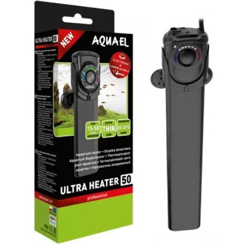 Incalzitor acvariu, Aquael, Ultra Heater Day&Night, 20-33°C, 50W, 15-50 ...