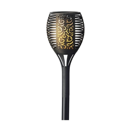 Felinare de gradina Lumineo, solare, aluminiu, negru, 10x47cm - eMAG.ro