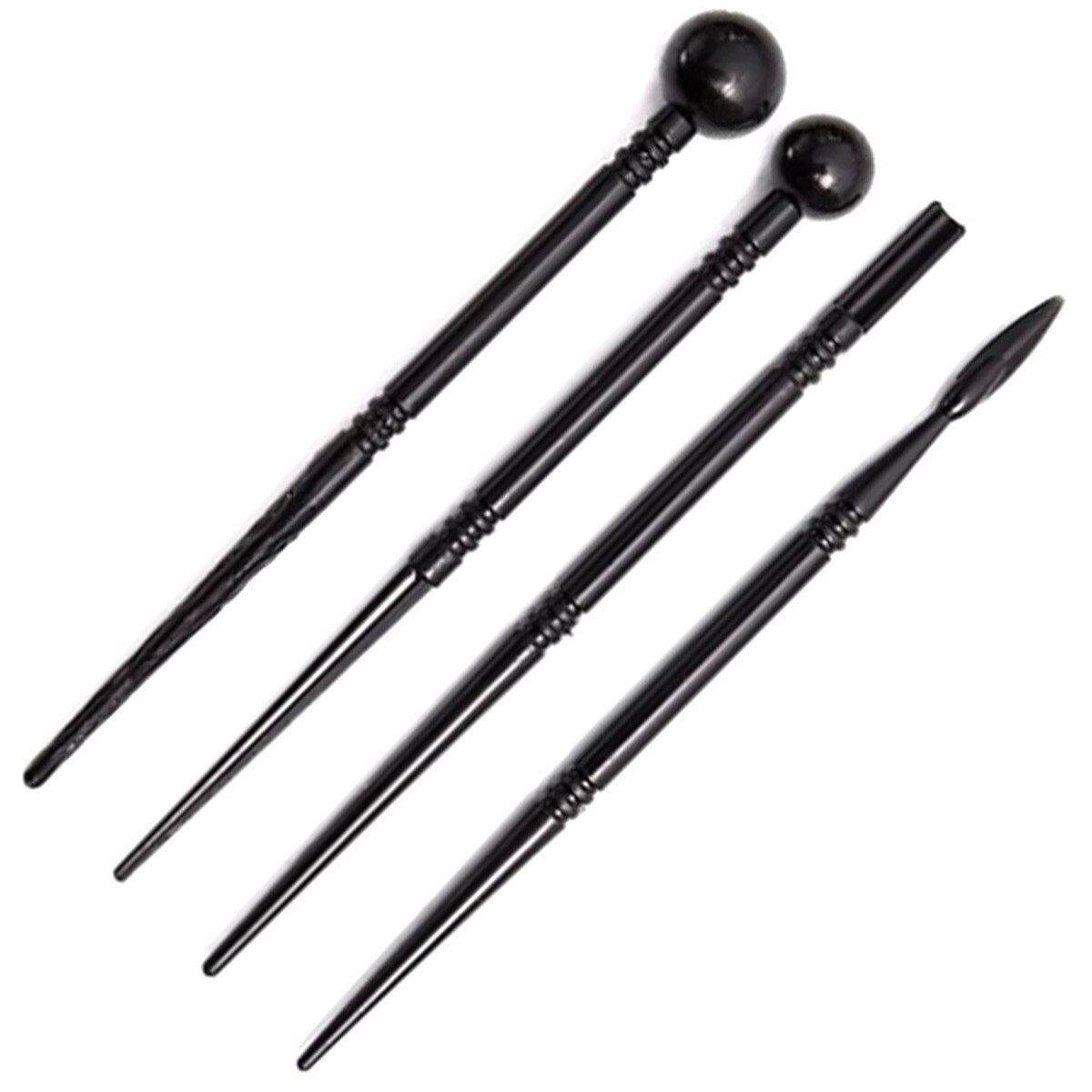 Kit accesorii pentru modelat in lut, Zola®, plastic, lemn si otel, 22 ...