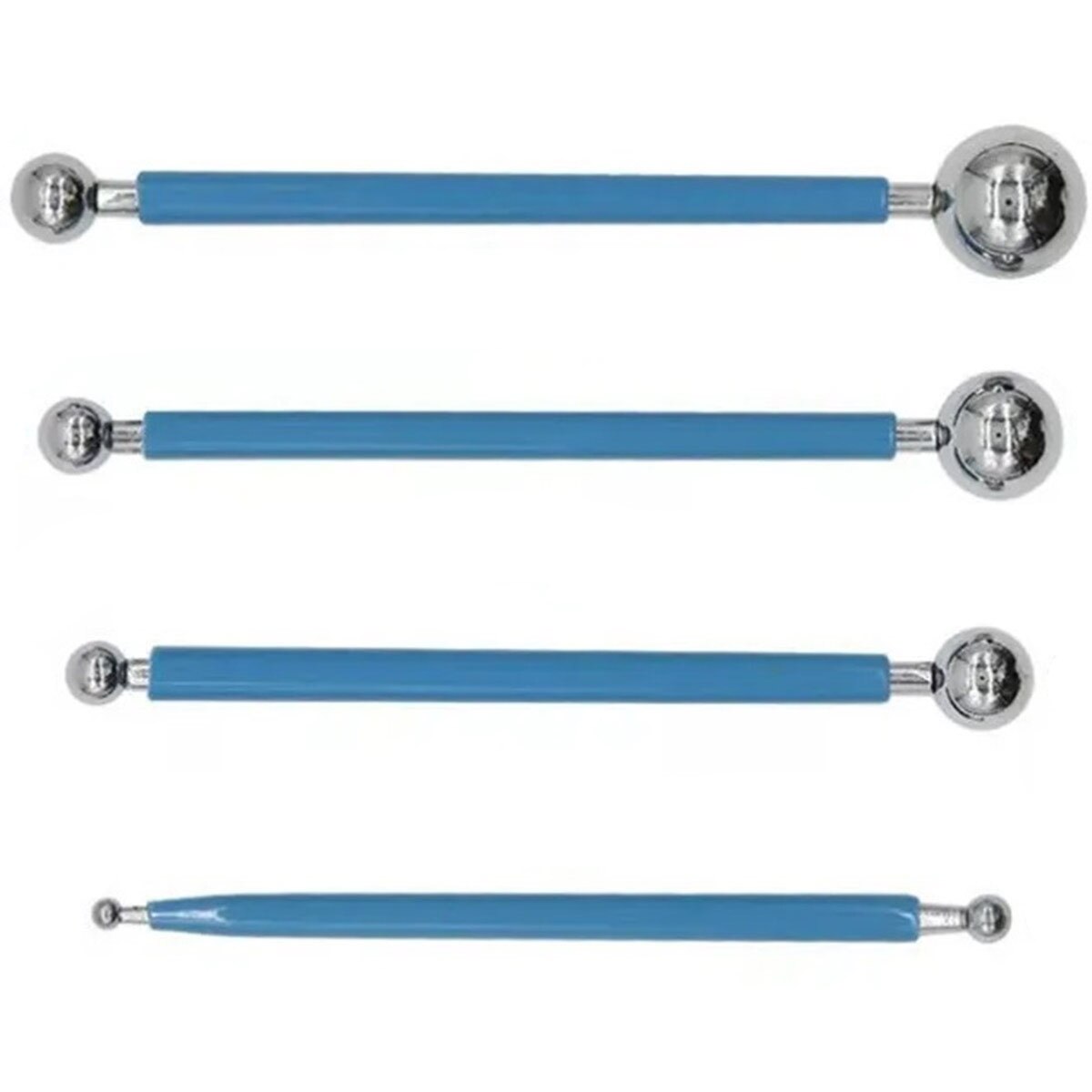 Kit accesorii pentru modelat in lut, Zola®, plastic, lemn si otel, 22 ...