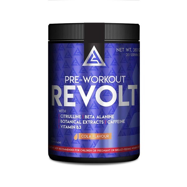 Pre antrenament, Lazar Angelov Nutrition Pre Workout Revolt, cola, 380 ...