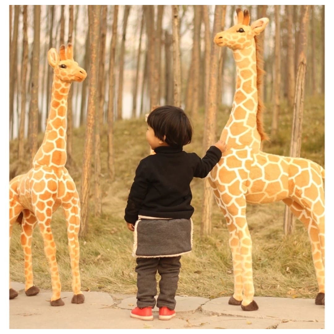 Jucarie de plus, Girafa, multicolor, 135 cm - eMAG.ro