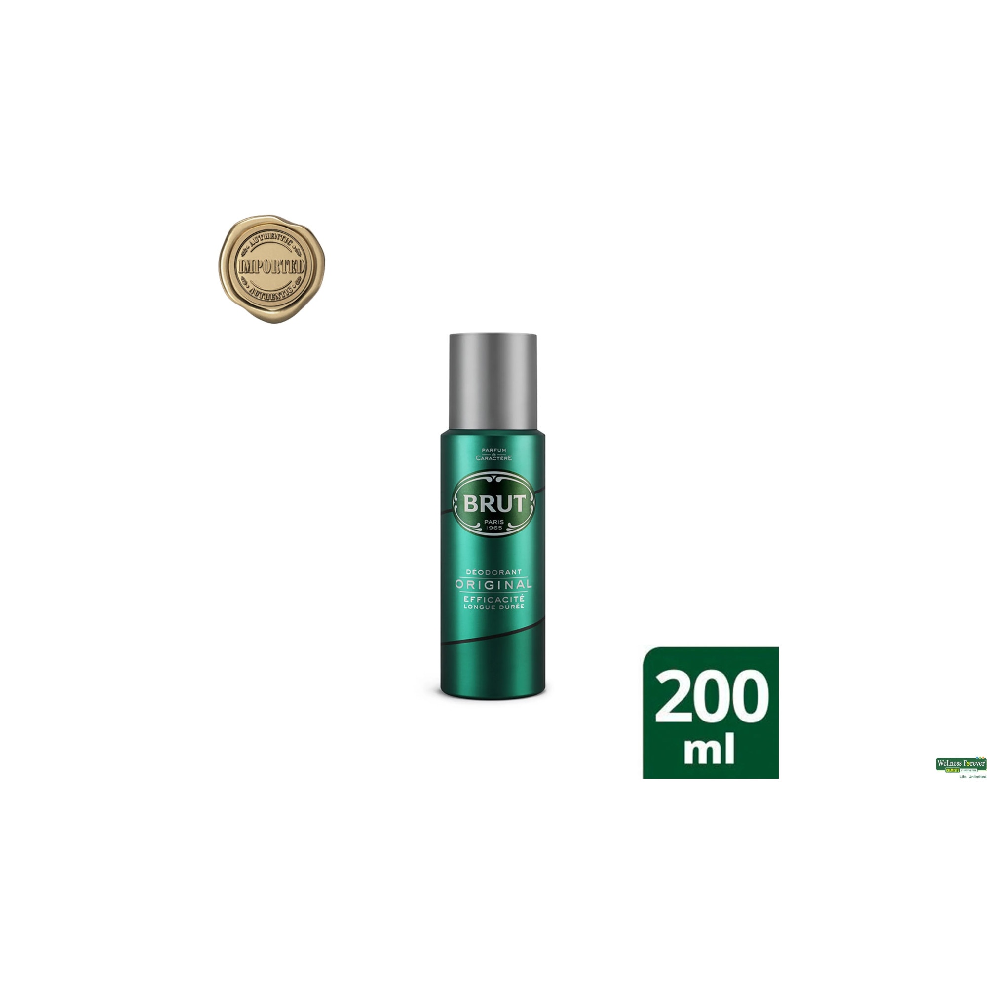 Set 6 x Brut Original Style Deodorant Body Spray, Fresh, Verde 200 ml ...