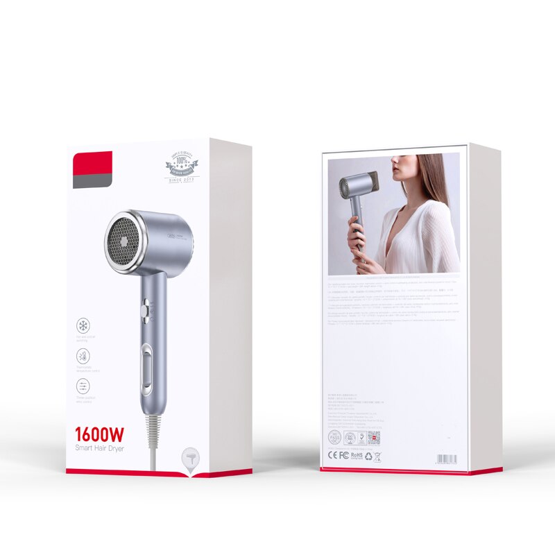 Uscator de Par NYTRO XO Sonic Sensity Care, 1600W, Aer rece si Cald, Functie ionizare, 3 trepte ...