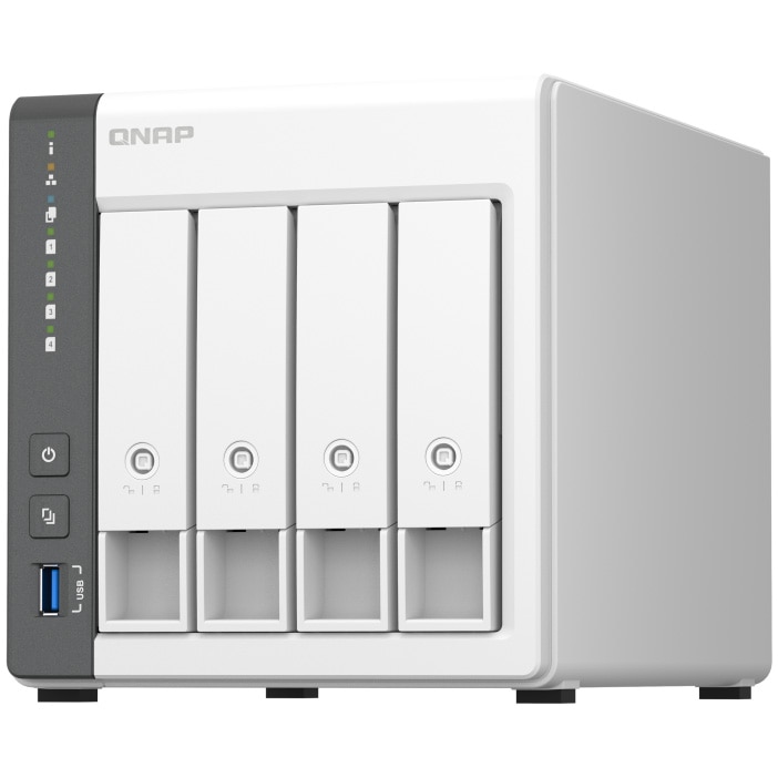 Network Attached Storage Qnap TS-433 с процесор ARM 4-core Cortex-A55 ...