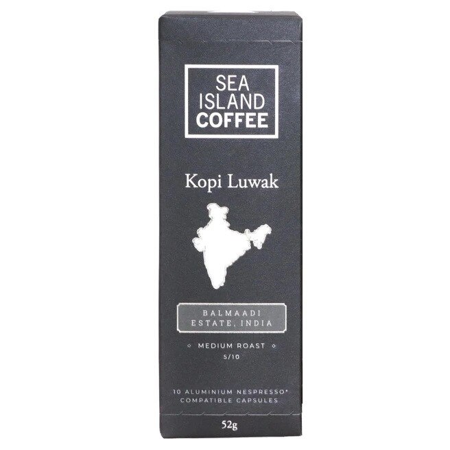 Capsule de cafea premium Sea Island, Wild Kopi Luwak, domeniul Balmaadi ...