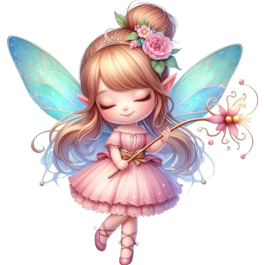 Sticker decorativ, Zana, Roz, 12198ST-12 - eMAG.ro