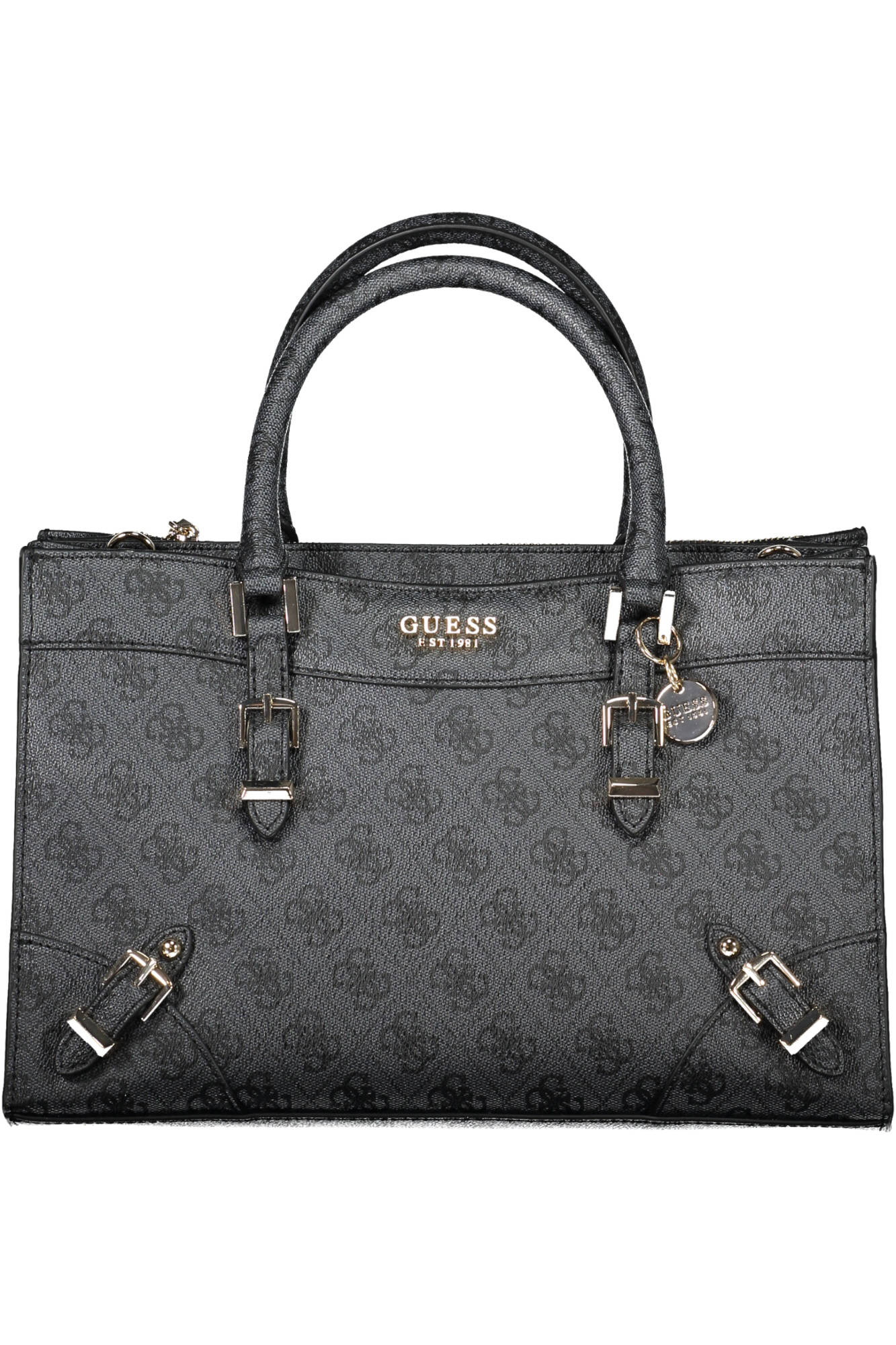 Geanta dama, GUESS JEANS, 100% Poliuretan, Negru, UNI, 21515 - eMAG.ro