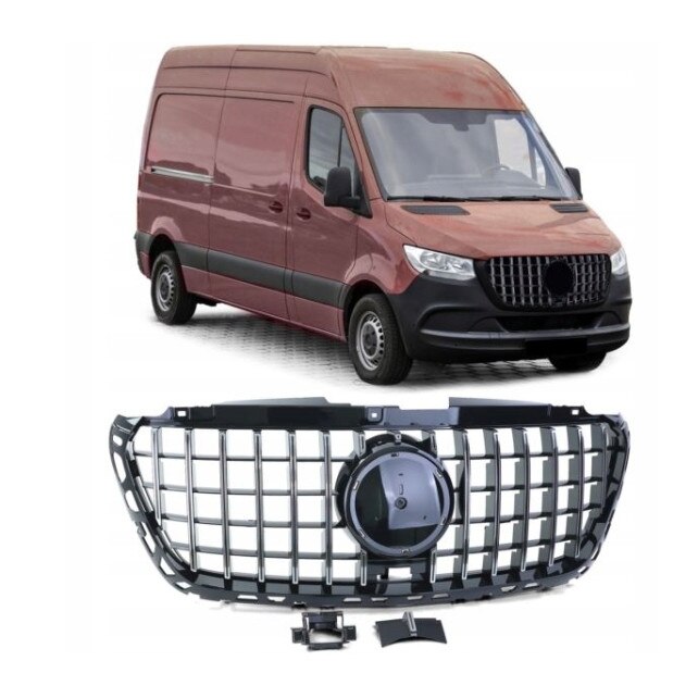 Grila bara fata, JOM, Pentru MERCEDES SPRINTER W907/W910 2018, ABS ...