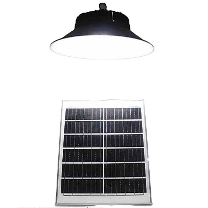 Lampa Solara LED 150W UFO de Hala cu Panou Solar, tip farfurie - eMAG.ro