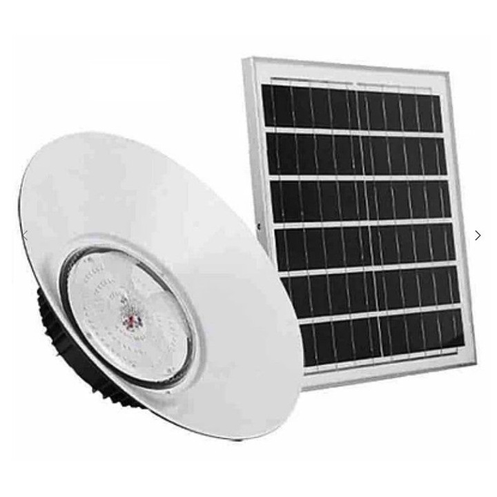 Lampa Solara LED 150W UFO de Hala cu Panou Solar, tip farfurie - eMAG.ro