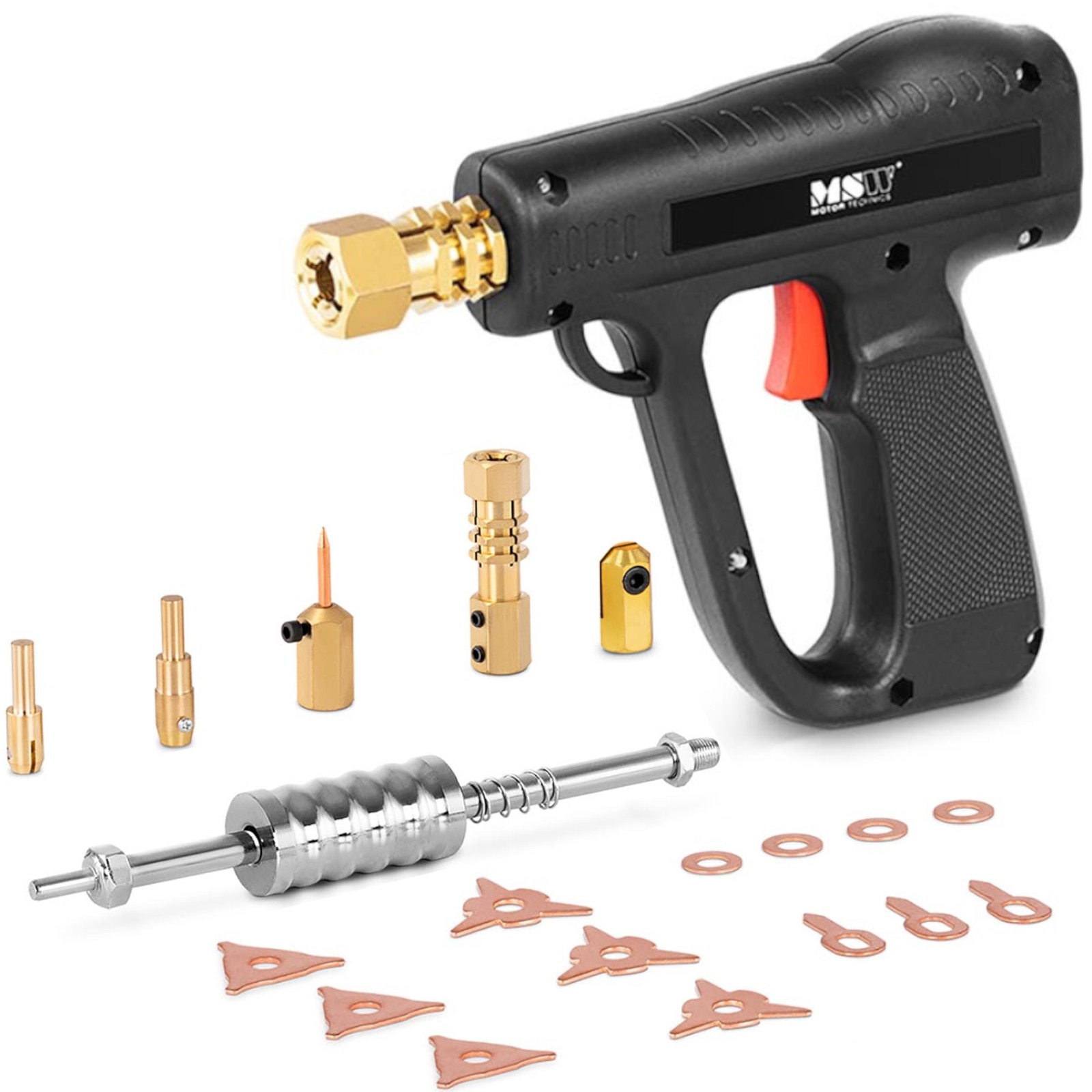 Set Pistol de sudura in puncte, MSW, Cupru/Otel, 38 x 8 x 8 cm ...