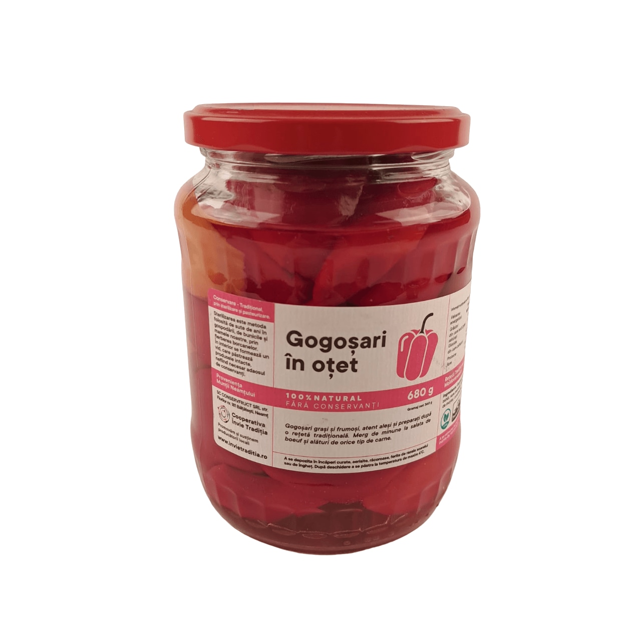 Gogosari in otet Invie Traditia 680g - eMAG.ro