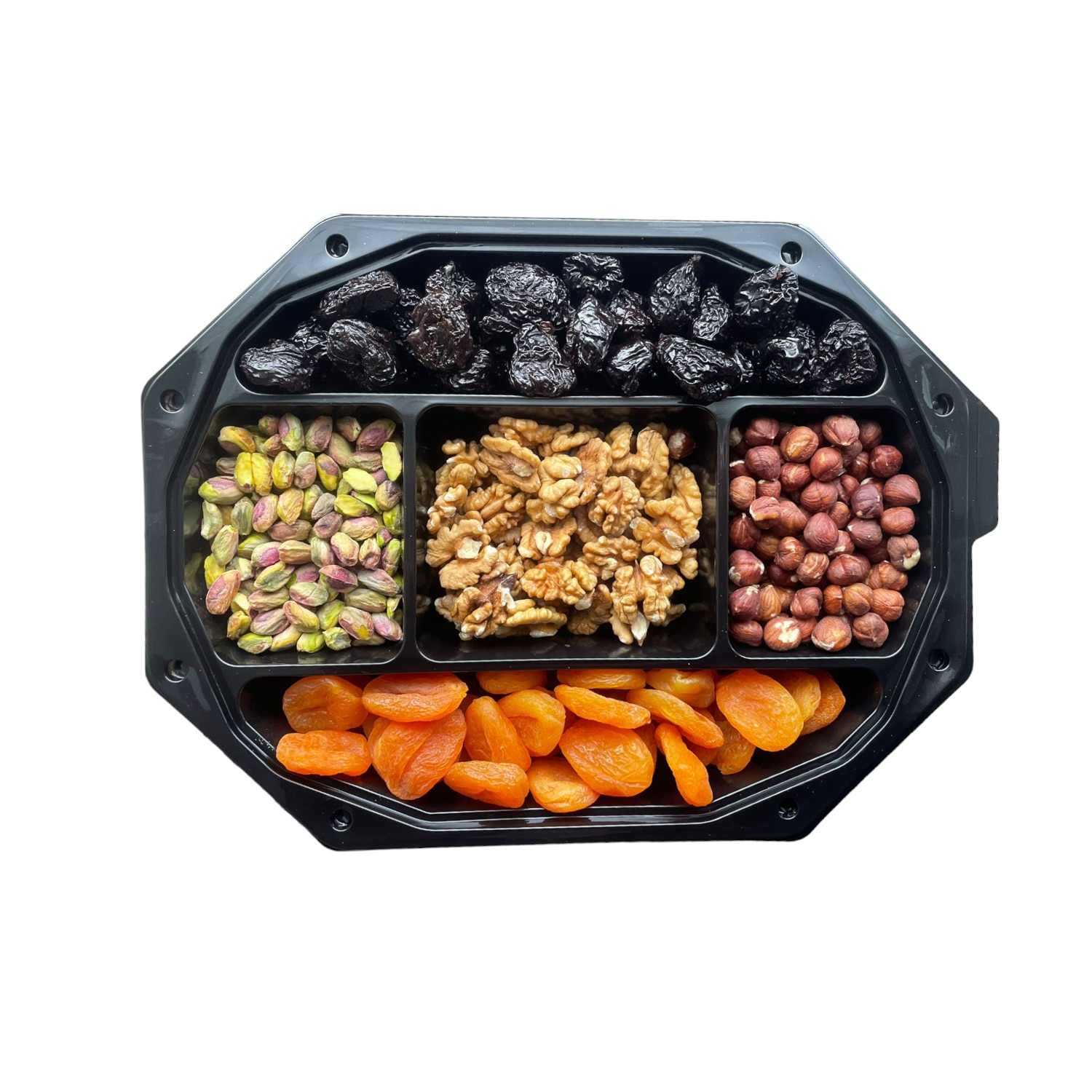 Platou "Victoria" 5 compartimente fructe uscate si nuci 850 gr - eMAG.ro