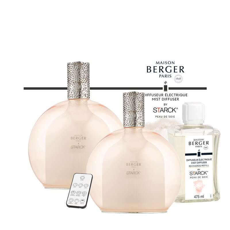 Difuzor ultrasonic parfum Berger Starck Rose cu parfum Peau de Soie ...