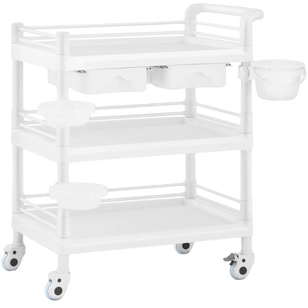 Carucior de laborator cosmetic, Steinberg System, Plastic, 83 x 53 x 99 ...