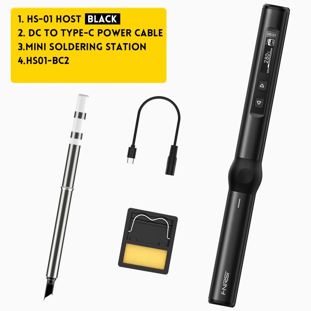 Pistol de lipit letcon wireless FNIRSI HS-01, 9-20V, PD 65W, 80 - 420 ...