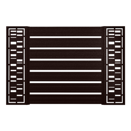 Panou de gard hibrid d02-x140, cu prindere invizibila, Caretta ...