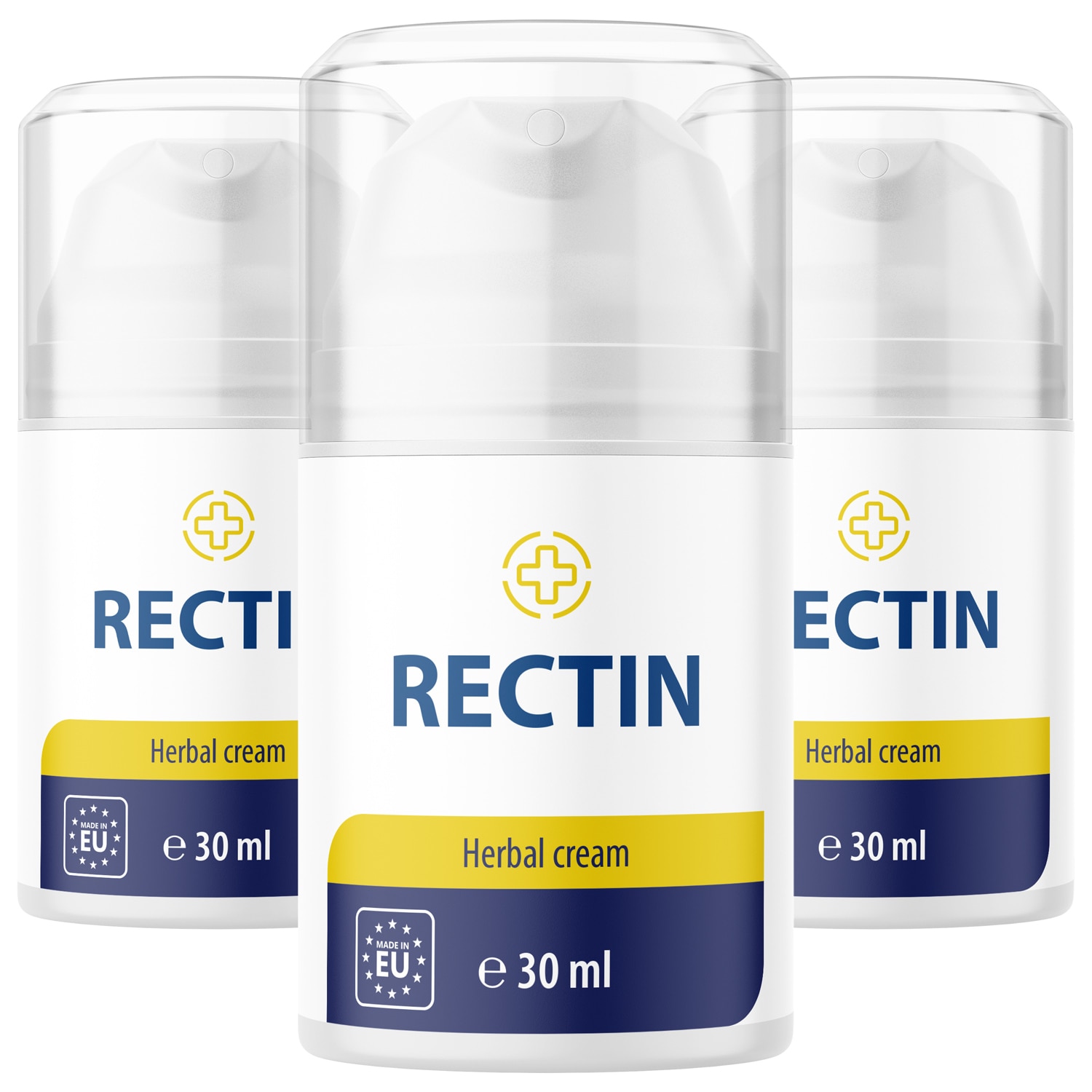 Crema, Rectin, sedativ pe baza de plante pentru zona anala, 3x - eMAG.ro