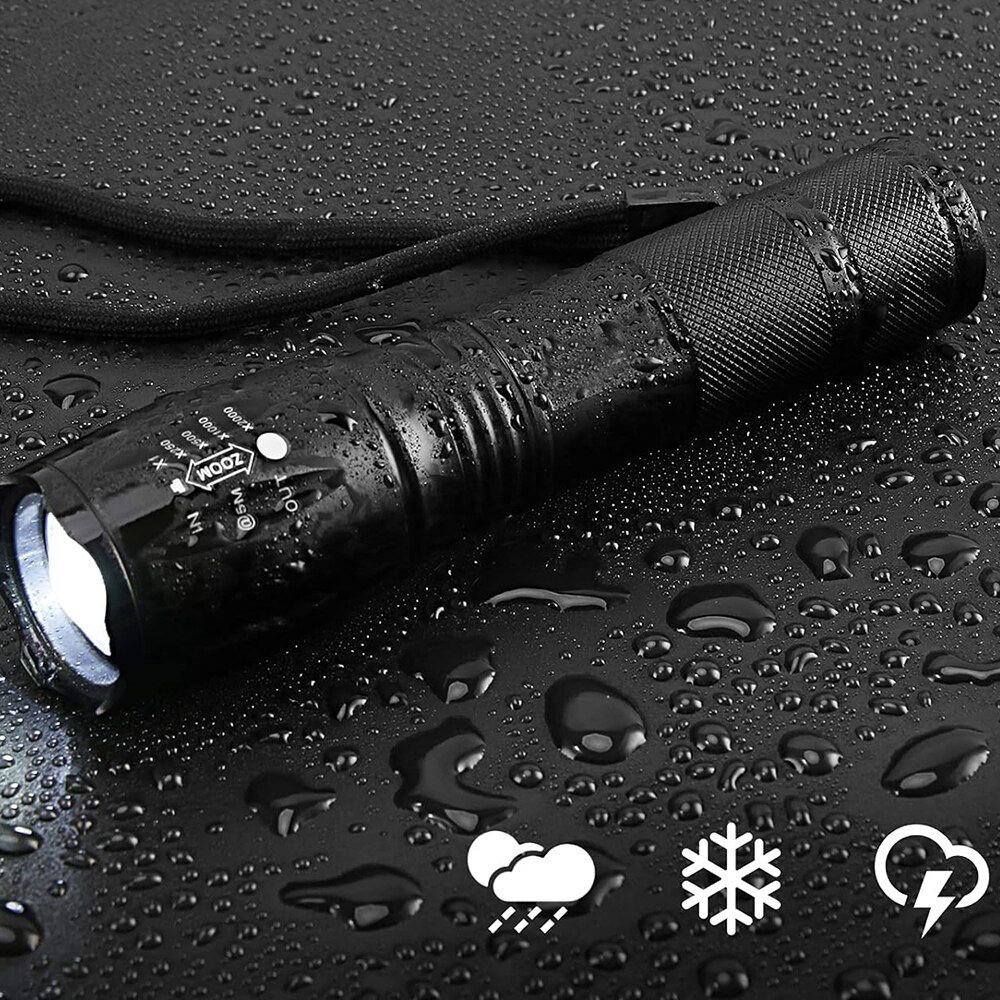 Lanterna Subacvatica GREATON, Functionare Pe Baterii, Zoom In/Zoom Out ...