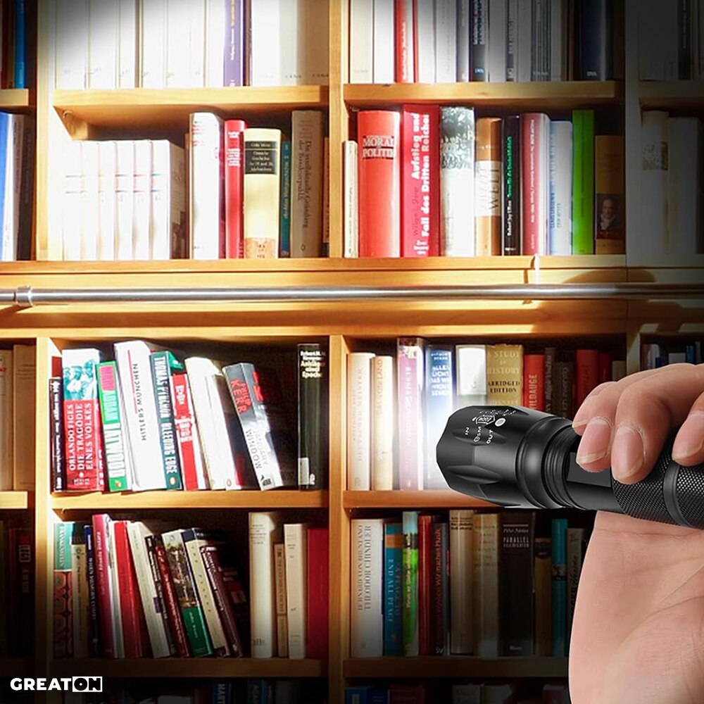 Lanterna Subacvatica GREATON, Functionare Pe Baterii, Zoom In/Zoom Out ...