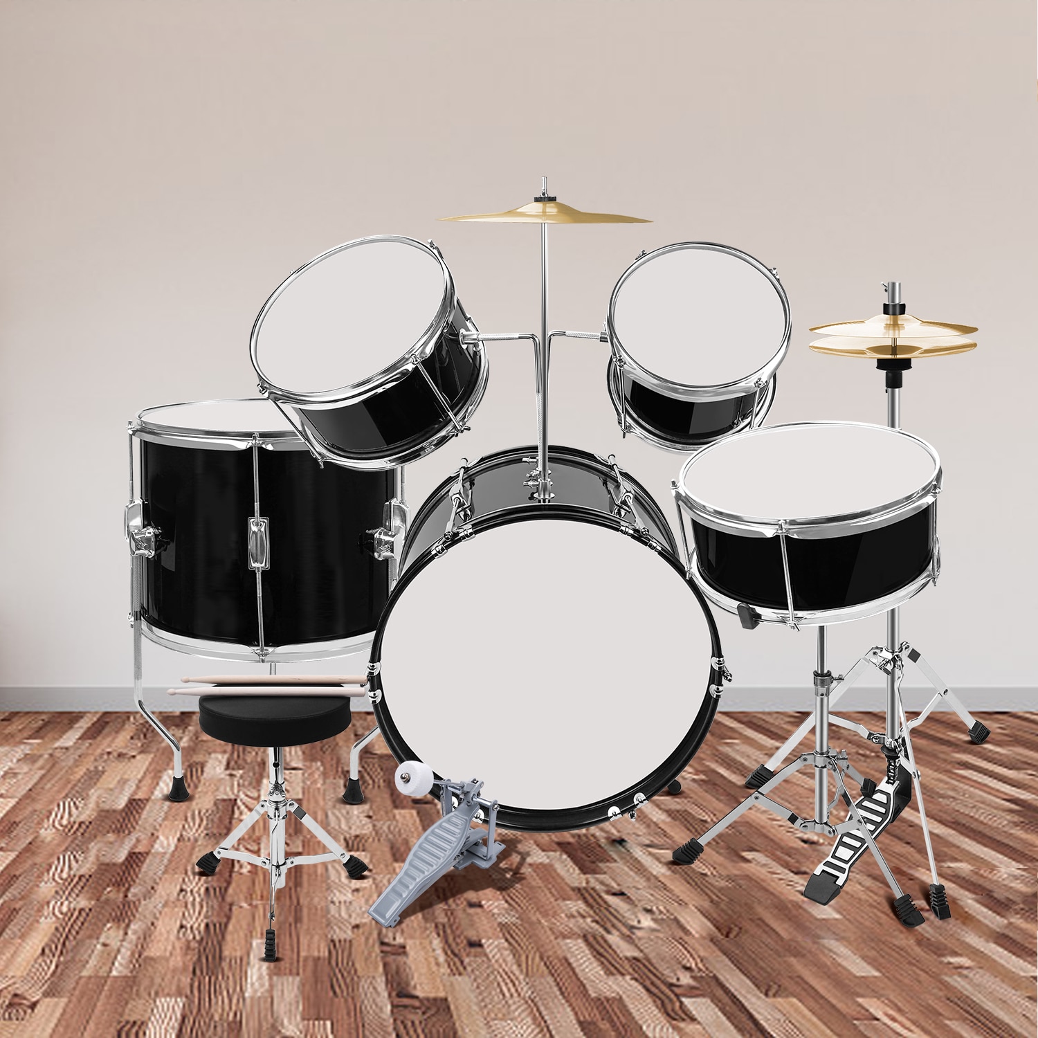 Set Tobe Acustice, bete si scaun inclus, perfecte pentru incepatori ...