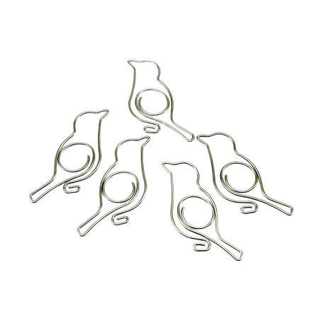 Set de 5 Agrafe Metalice LLWL, Design Curbat, Argintiu, 3.5x2cm - eMAG.ro