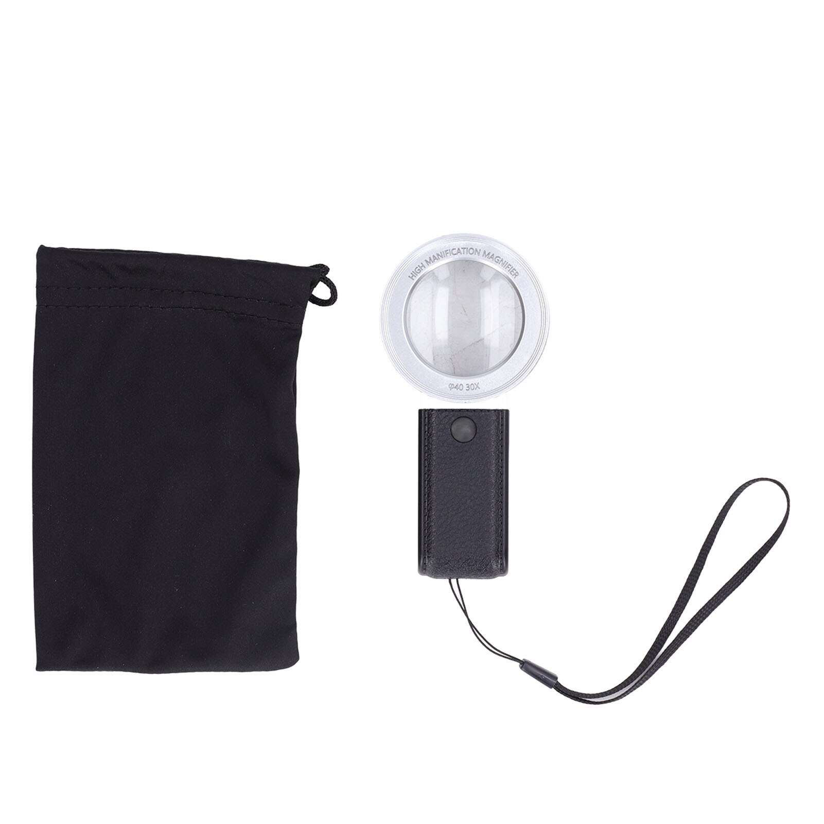 Lupa cu iluminare LED, detectare UV bancnote, 30X, antiderapanta, 11 ...