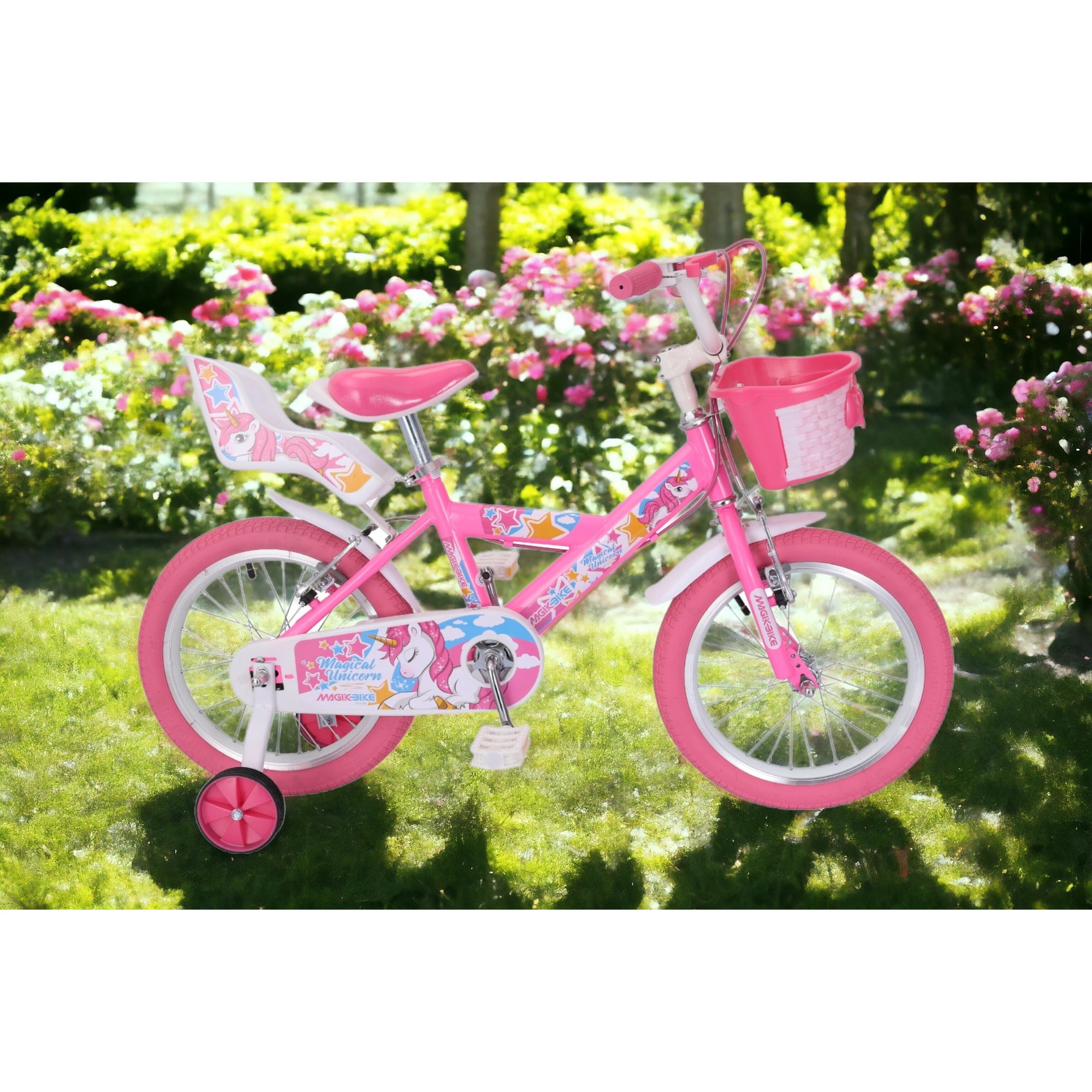 Детски велосипед, колела 16 цола, Magik Bikes, модел Magical Unicorn за ...