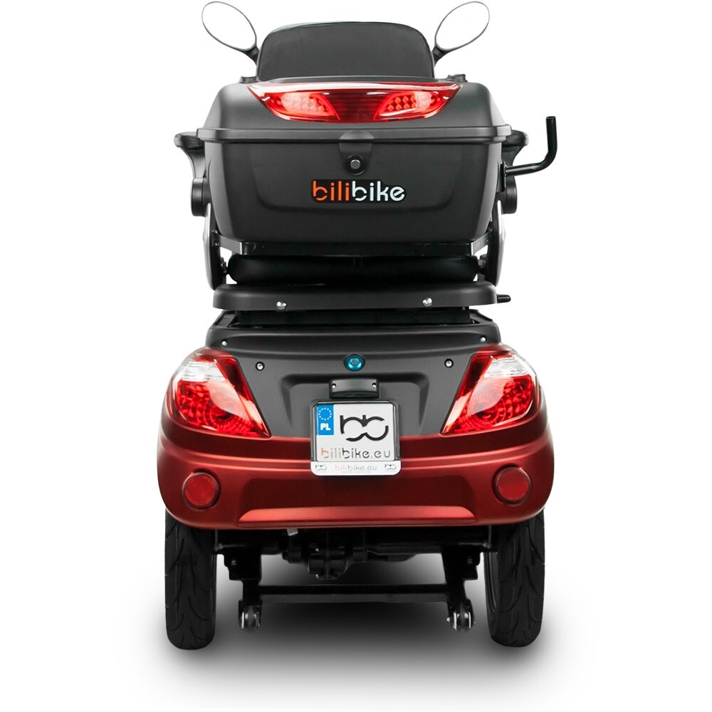 Triciclu electric BILI BIKE SHINO G5, 2 locuri, reglabil, 25 km/h, rosu ...