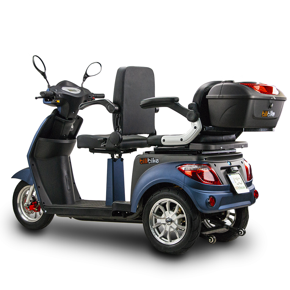 Triciclu electric BILI BIKE SHINO G5, 2 locuri, 25 km/h, reglabil, LED ...