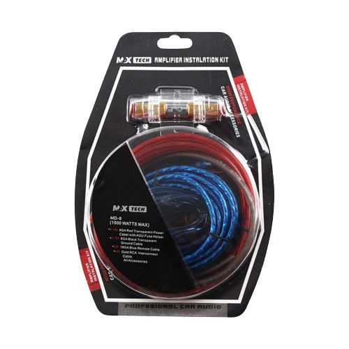 Kit cabluri subwoofer auto MaxTech®, pentru Amplificator Pana la 1500W ...