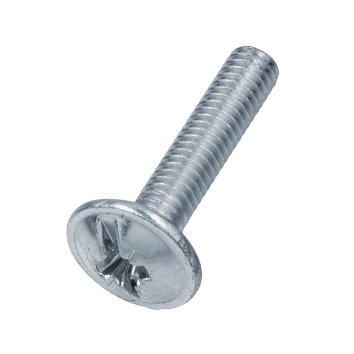 Surub Cap Bombat Saiba M4x16 Otel zincat 50 bucati - eMAG.ro