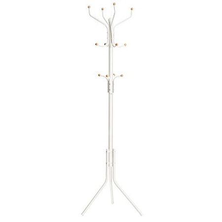 Cuier pom, Songmics, Metal, RCR19W, Alb, 44 x 182 cm - eMAG.ro