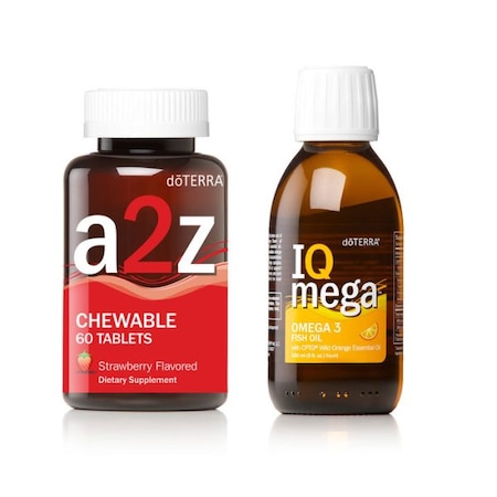 Supliment alimentar a2z 60 capsule si ulei IQ Mega 150 ml - eMAG.ro