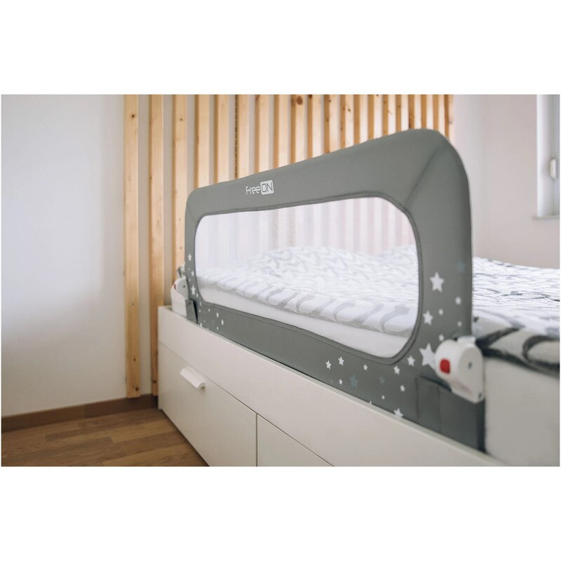 Protectie laterala pat, FreeON, Little Stars, Rabatabila, Instalare ...