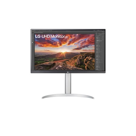 Монитор LED IPS LG 27'', 4K, Display Port, FreeSync, HDR10, Vesa, Черен ...