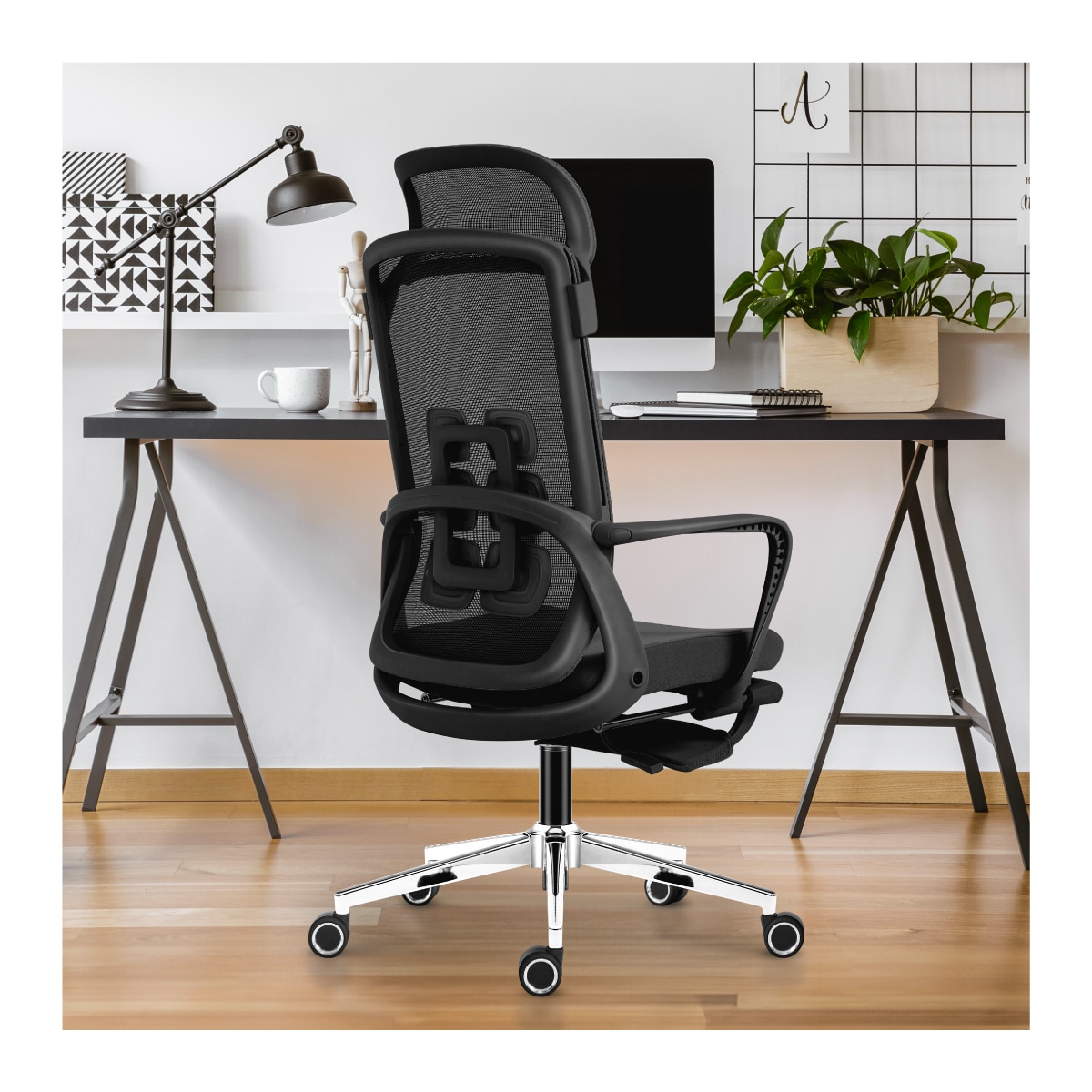 Scaun de birou ergonomic Mark Adler Manager 3.6, inaltime reglabila, cu ...