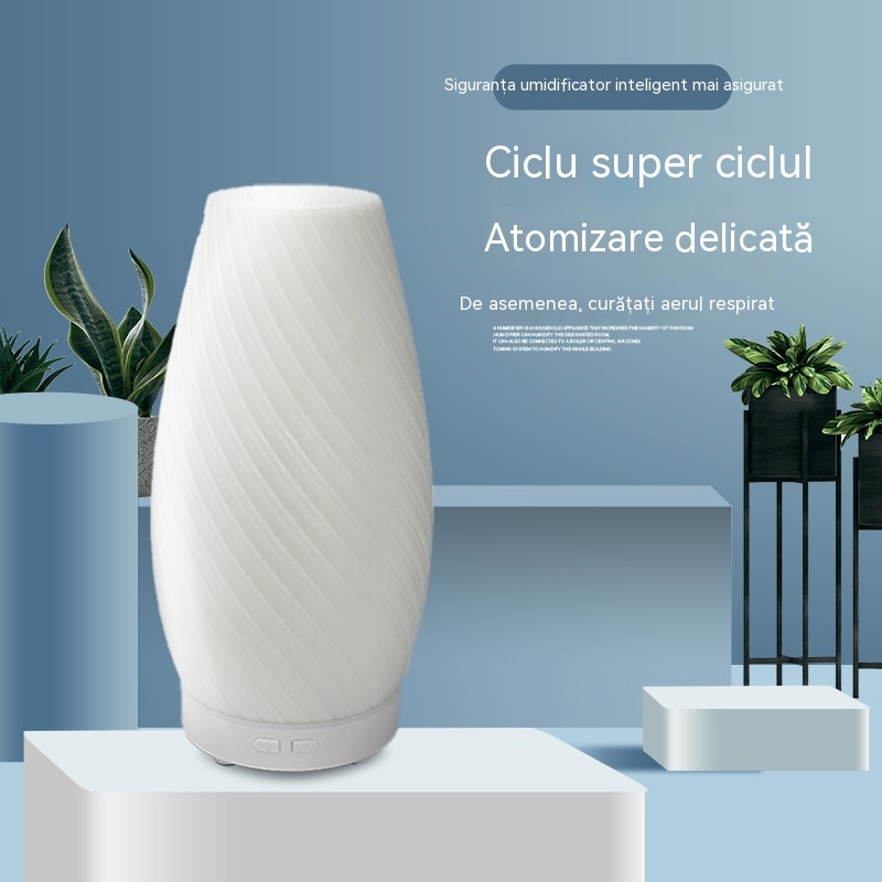 Difuzor de aroma cu telecomanda pentru uz casnic, Yakesi, USB, 200ML, Alb - eMAG.ro