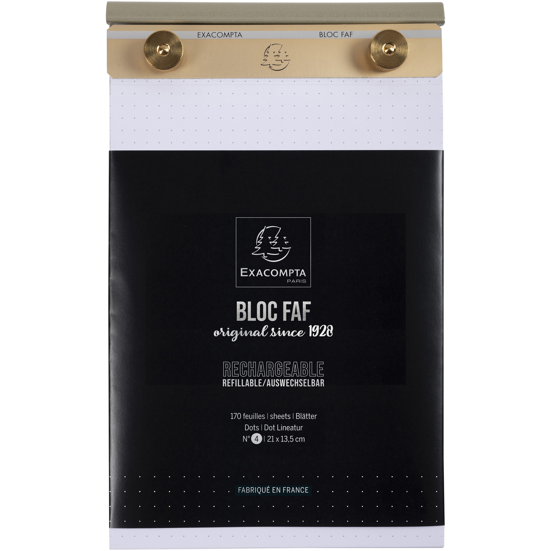 Suport hartie de birou Exacompta FAF Block N°4, cu bloc pentru notite ...