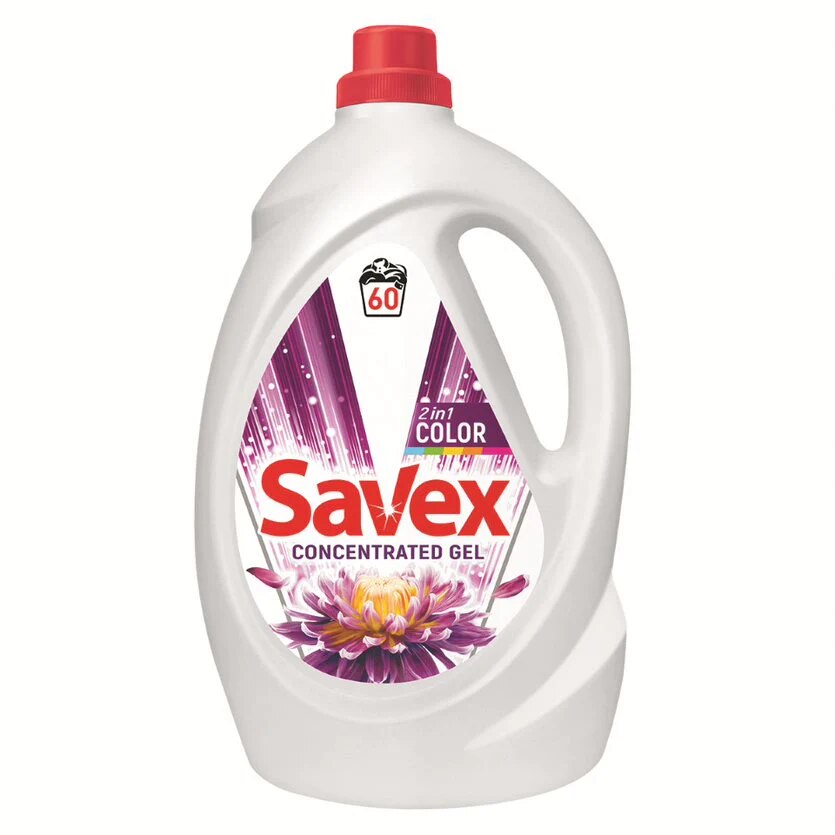 Detergent Lichid Savex 3.3L 2In1 Color 60 Spalari - eMAG.ro