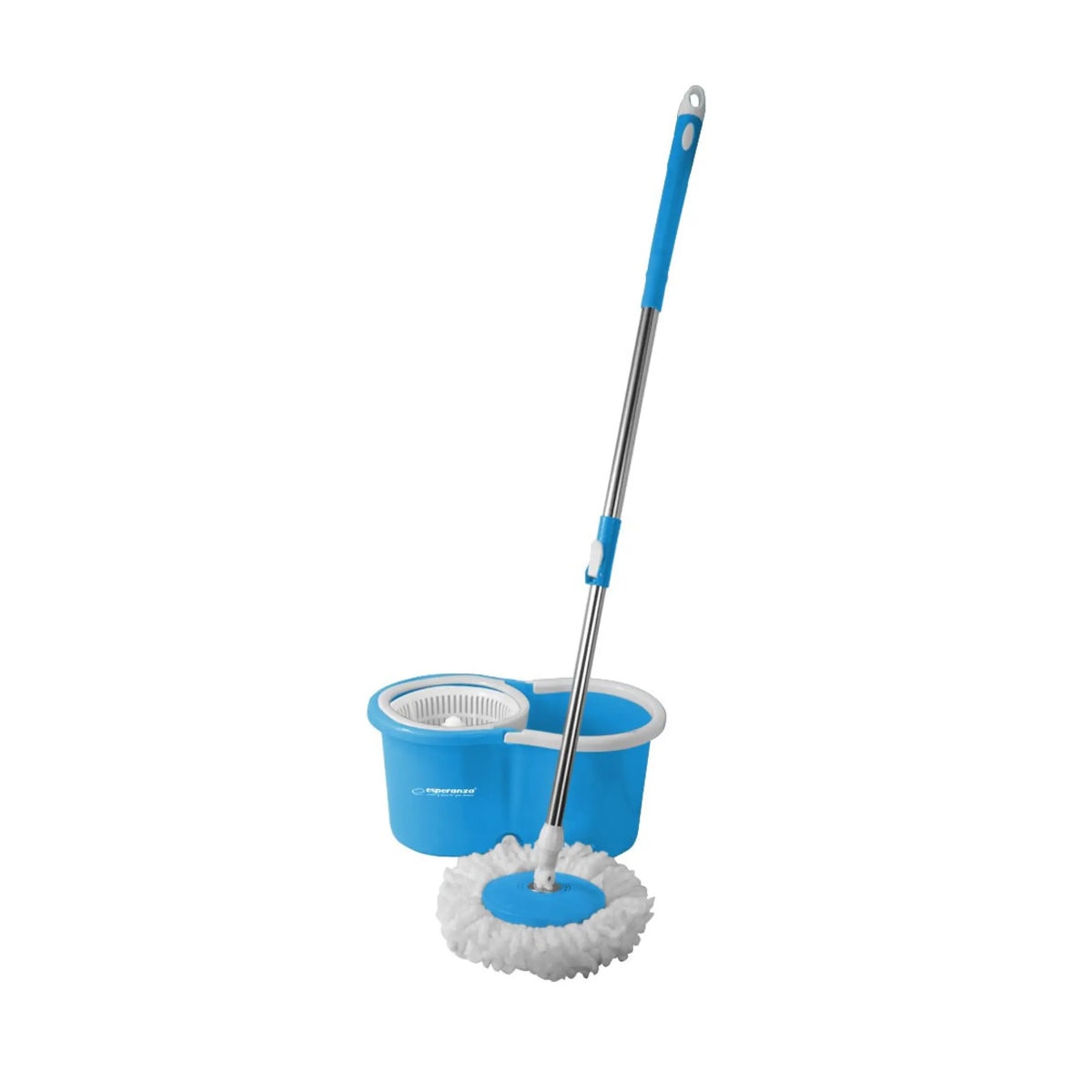 Set mop rotativ, Spin Mop Perfect Clean 96405, cu galeata si storcator ...