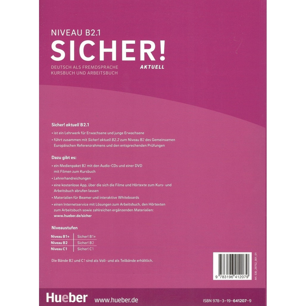 Sicher aktuell B2. 1 Kurs und Arbeitsbuch ; Michaela Perlmann-Balme - eMAG.ro