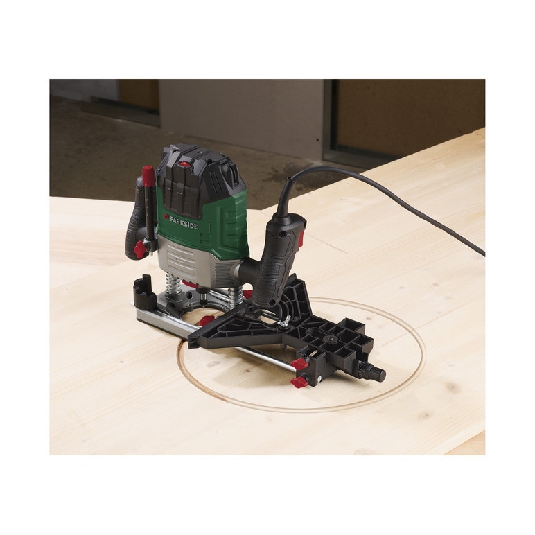 Freza stationara superioara 1200W Parkside pentru prelucrarea precisa a ...