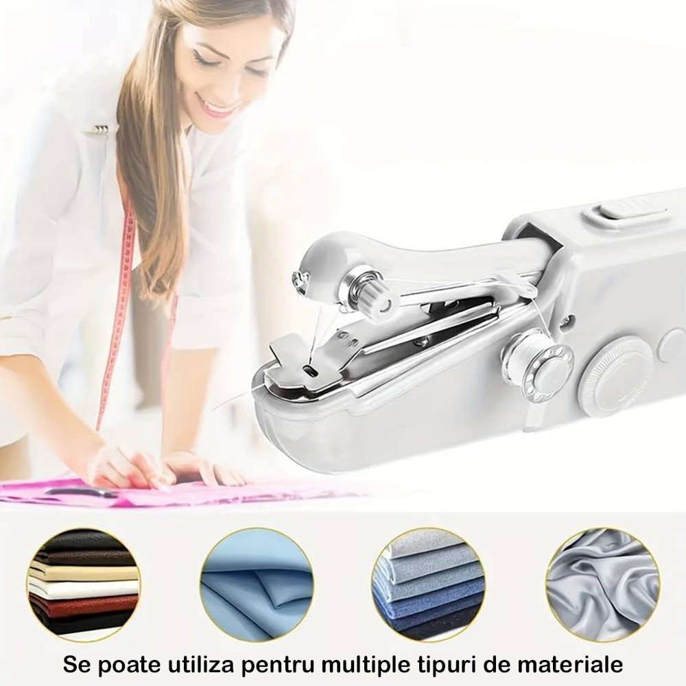 Mini Masina De Cusut Portabila GREATON, Compatibila Cu Multe Tipuri de ...