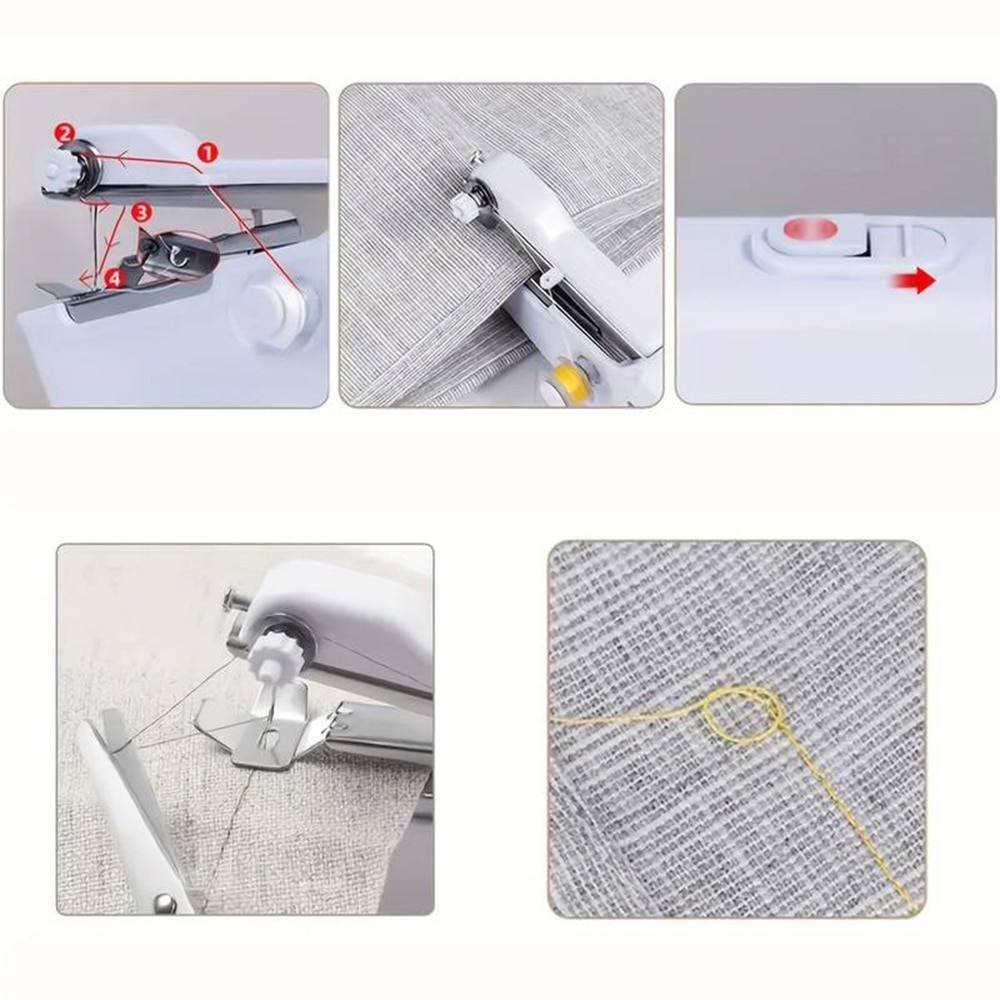 Mini Masina De Cusut Portabila GREATON, Compatibila Cu Multe Tipuri de ...