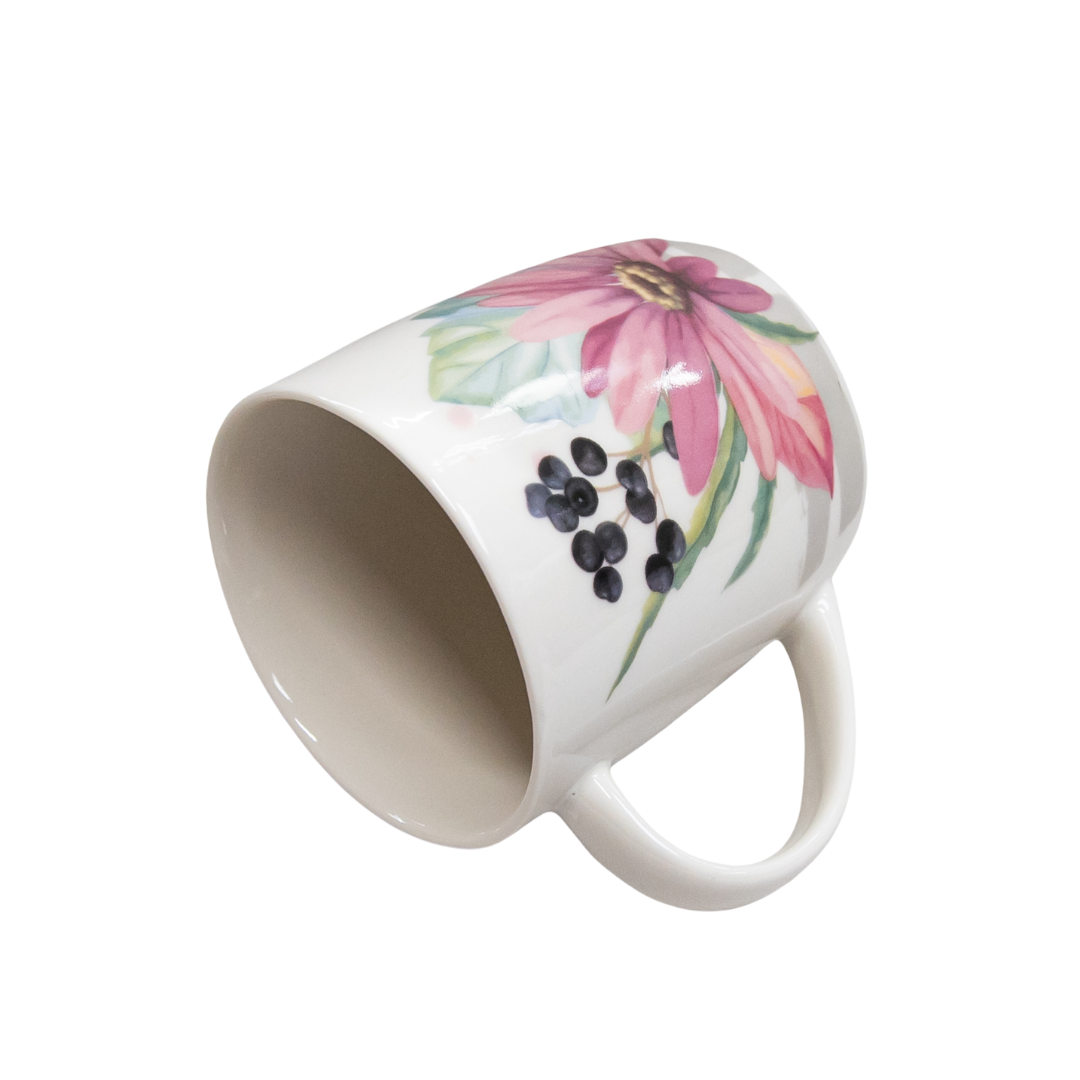 Cana cu floare roz si frunza de 300 ml - eMAG.ro