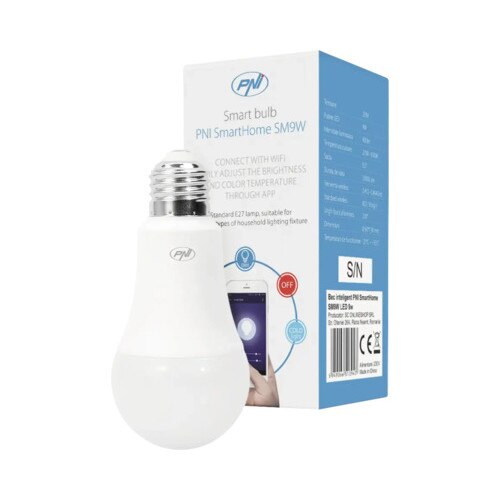 Bec Led Smart/inteligent Pni E27 9w 800 Lumeni, Lumina Variabila, Para ...