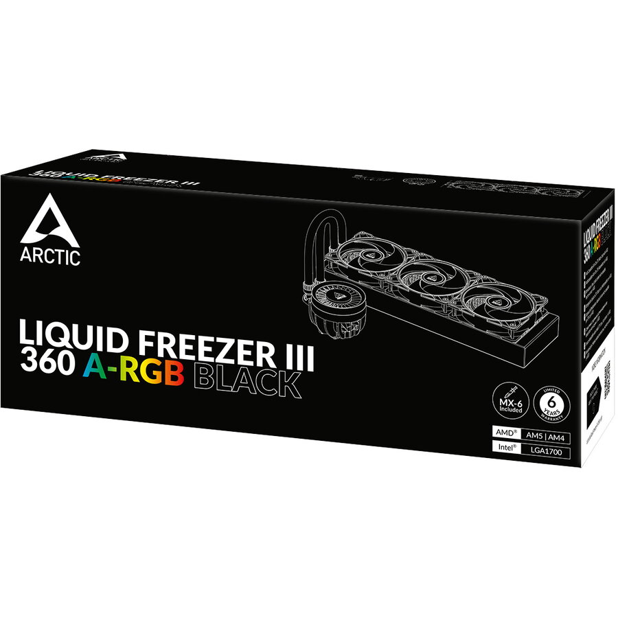 Cooler ARCTIC Liquid Freezer III 360 A-RGB, Racire cu lichid, AIO 360mm ...